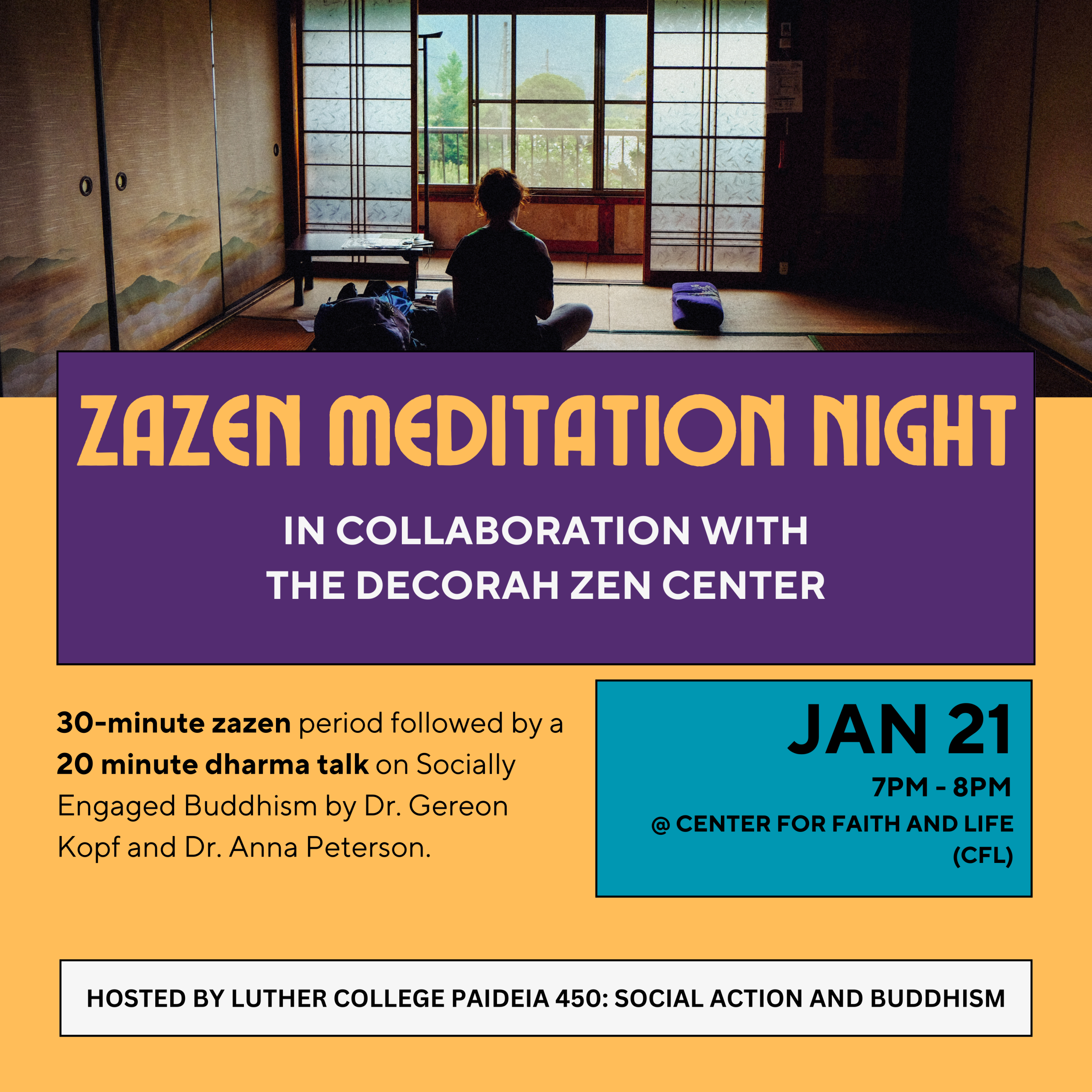 Luther Paideia Zazen Meditation Night: In Collaboration with the ...